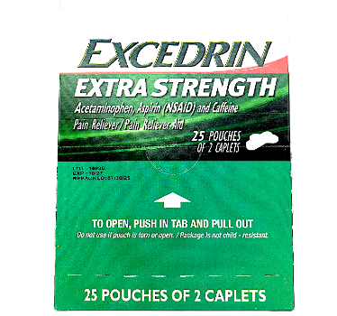 EXCEDRIN EXTRA STRENGTH 50 TABLETS – rutata.com